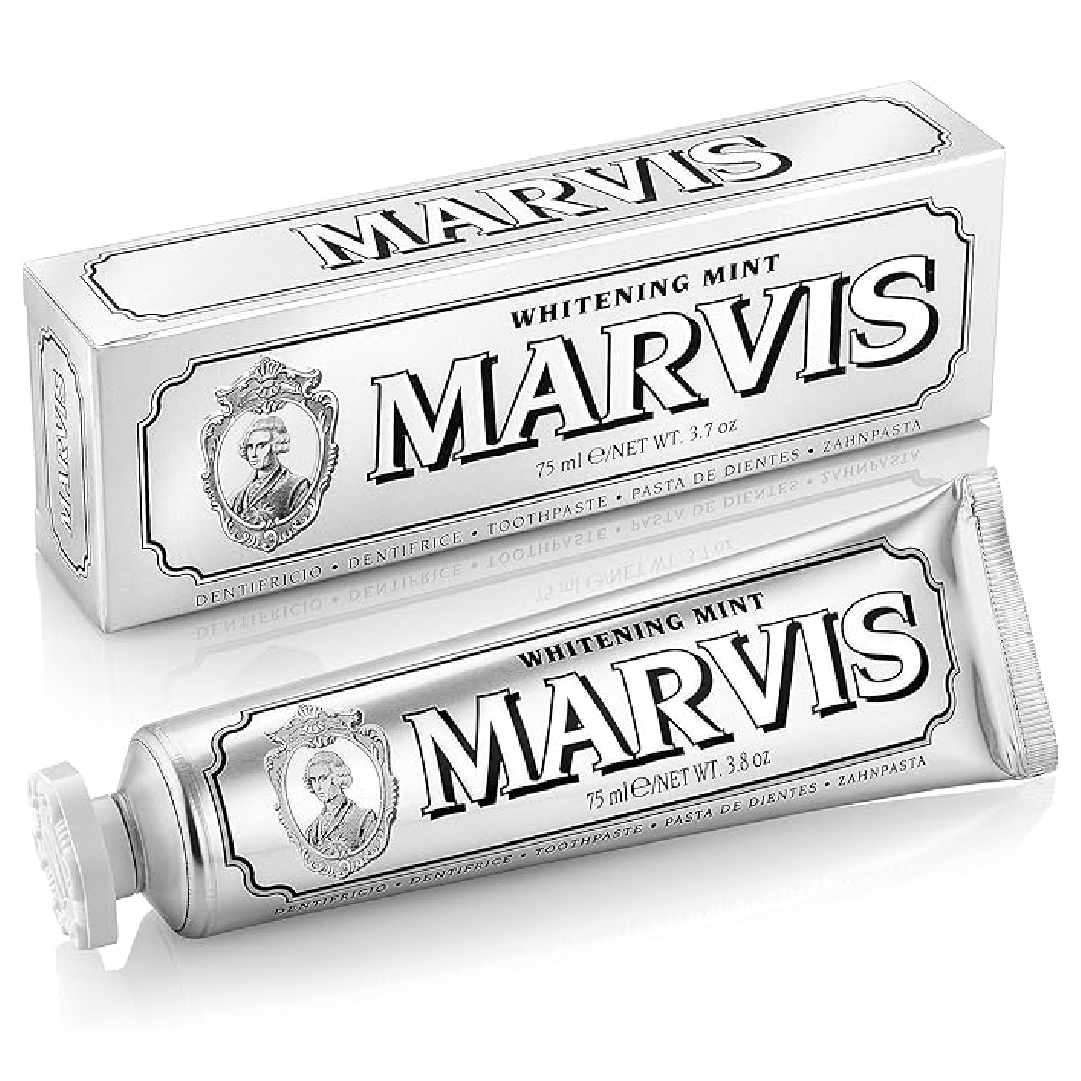 Marvis Whitening Mint Toothpaste (75ml) - Advanced Teeth Whitening ...